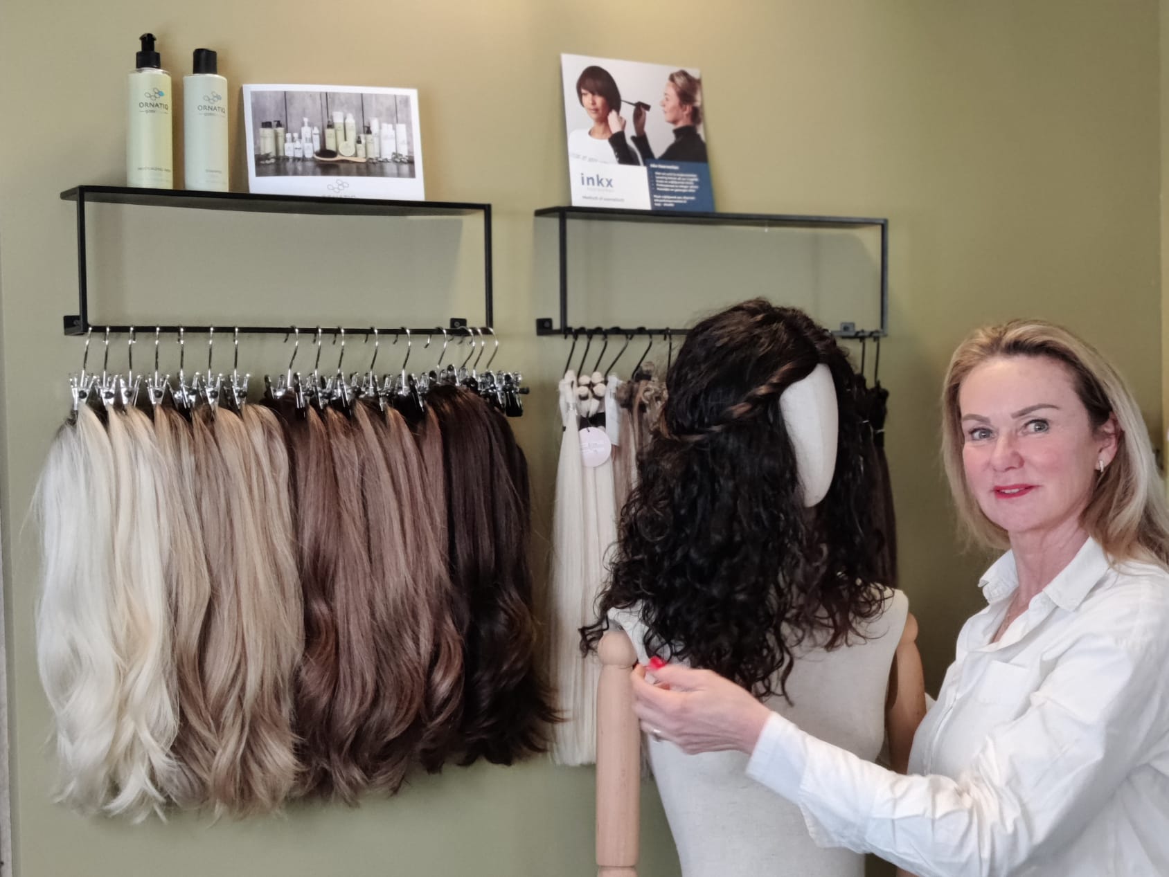 Echte pruiken van onbehandeld haar | Natuurlijk van Inkx Haarwerken